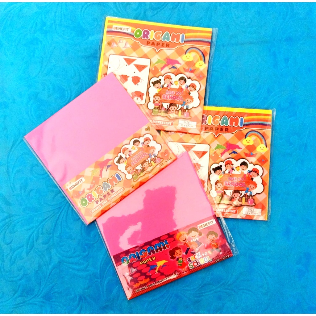 Jual COD Joy KTB Origami 12 x 12 Kertas Origami polos ukuran 12cm x ...