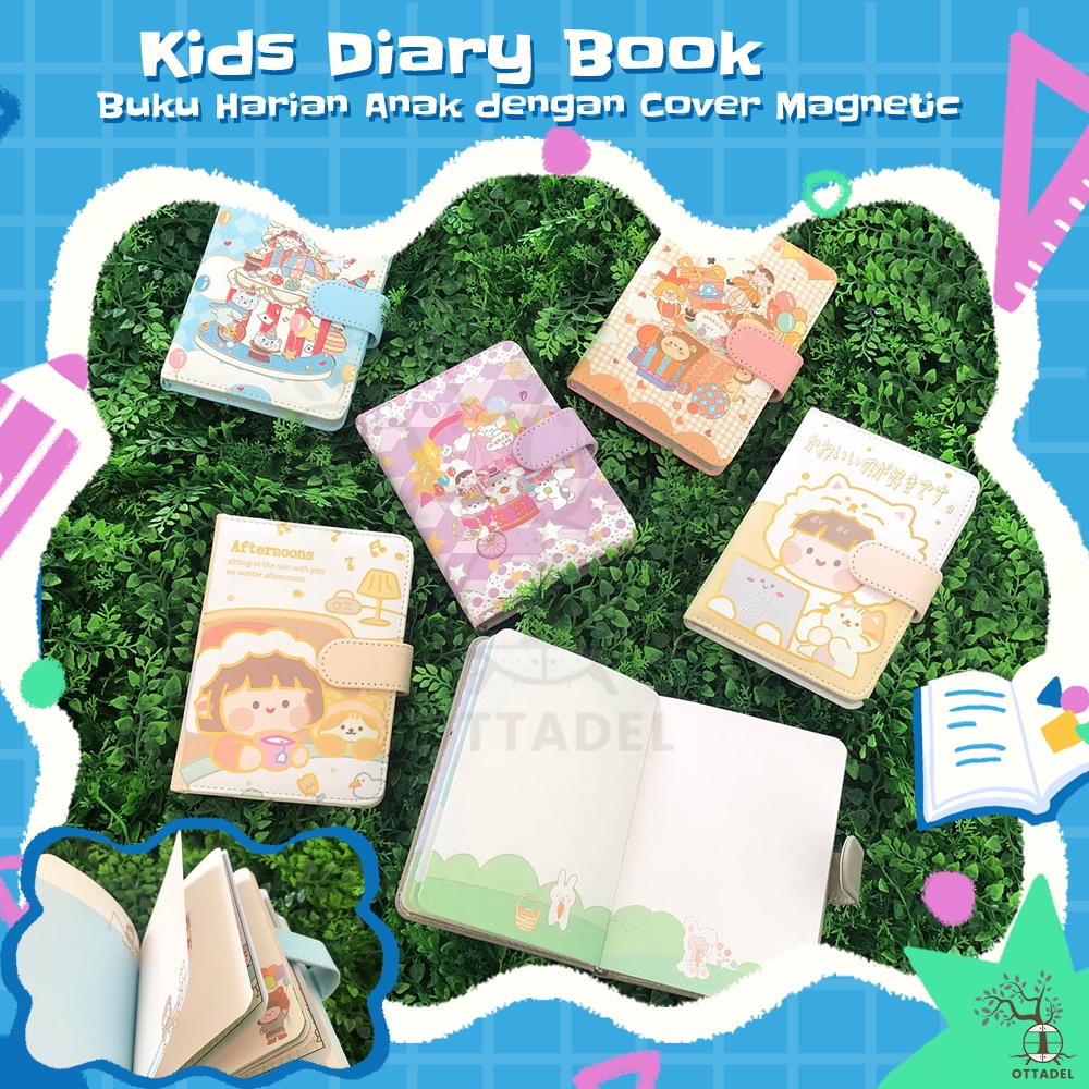 Jual Ottadel (64K) Kids Diary Book / Buku Catatan Harian Anak Perempuan ...