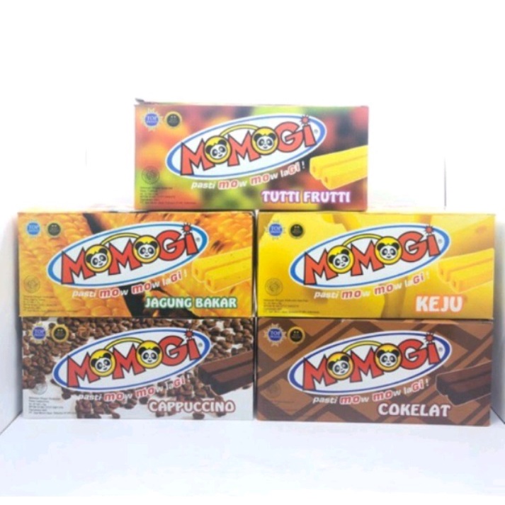 Jual Momogi Coklat/Jagung Bakar/Keju/Cappuccino - isi 20 pcs @5gr | Shopee Indonesia