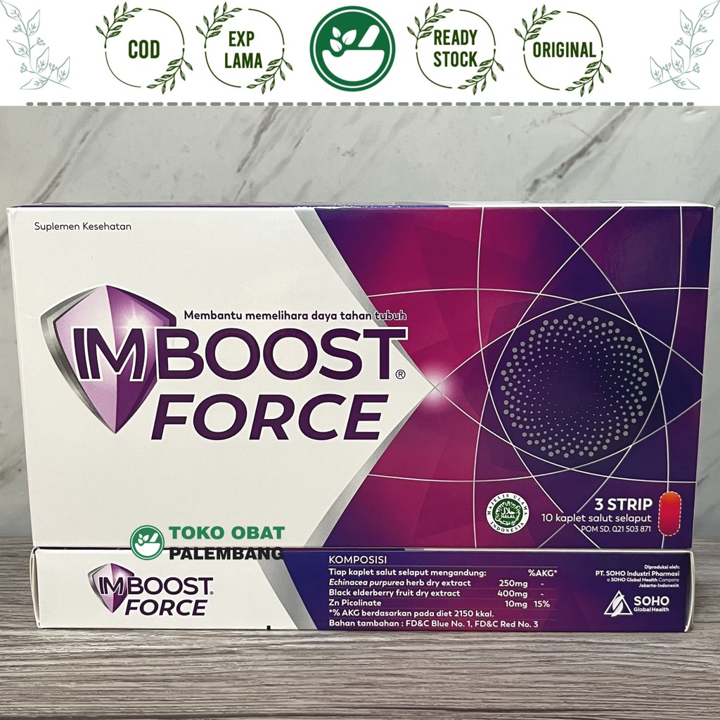 Jual 1BOX IMBOOST FORCE 30 TABLET SOHO GLOBAL HEALTH IM BOOST FORCE ...