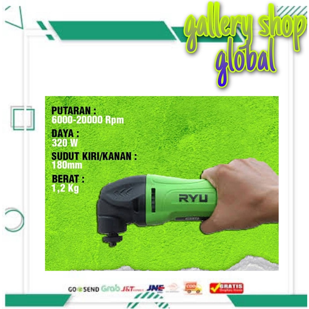 Jual TEKIRO RYU MESIN Multi Cutter Set 6pcs RMT 6- Multi Oskilasi Tools ...