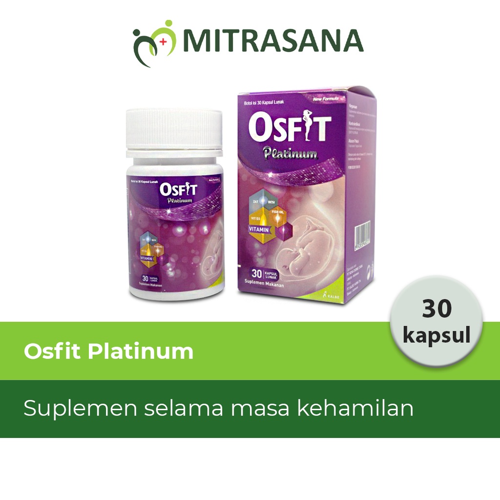 Jual Osfit Platinum 30 Kapsul - Suplemen Ibu Hamil & Menyusui | Shopee ...