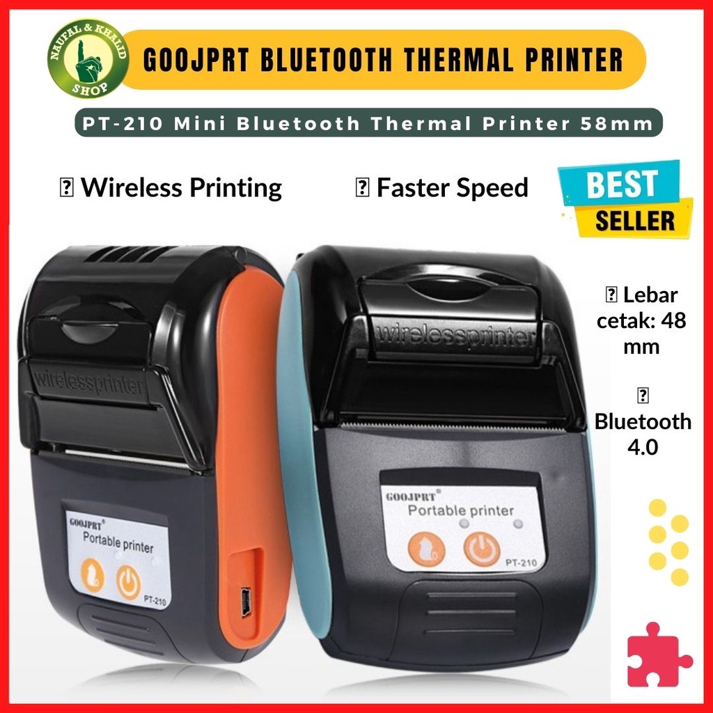 Jual printer bluetooth printer thermal receipt ppob/kasir 58mm - GOOJPRT | Shopee Indonesia