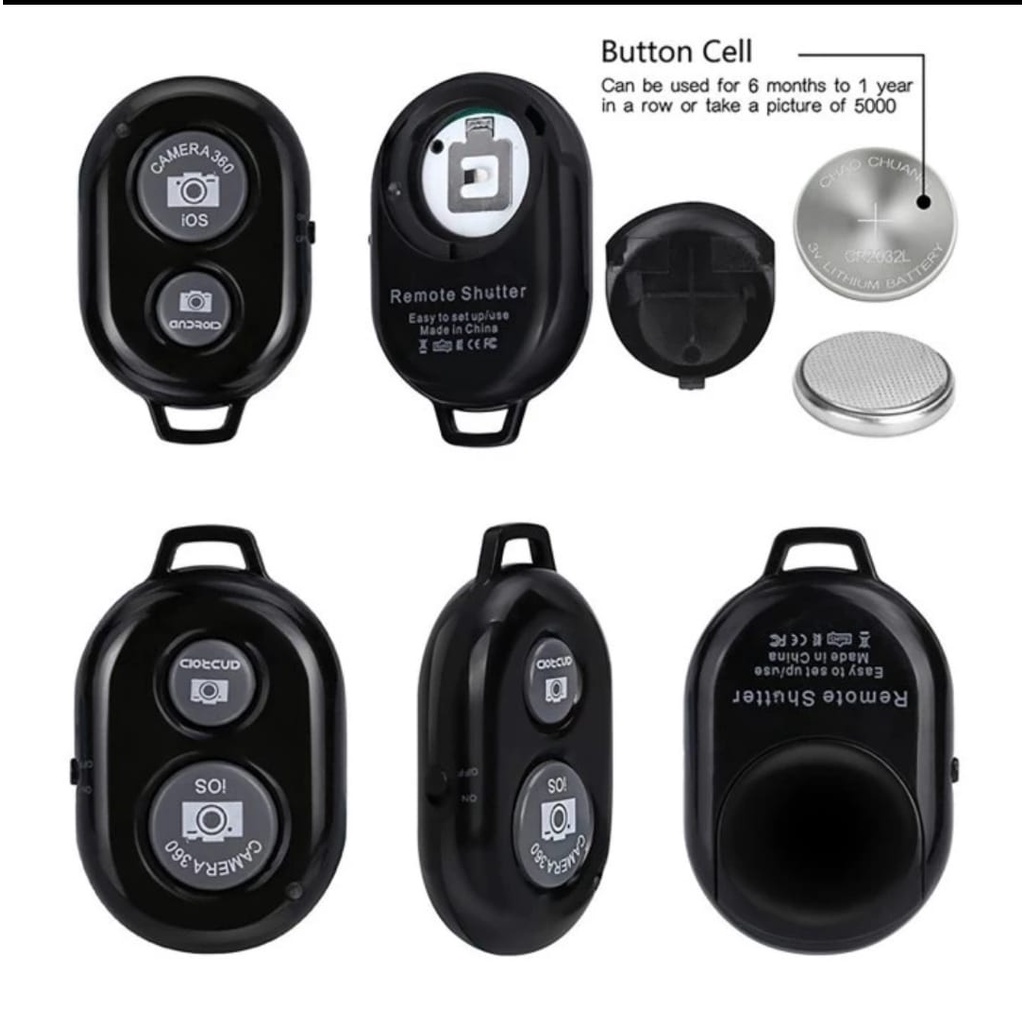 Jual Remote Selfie Camera Shutter Bluetooth | Shopee Indonesia