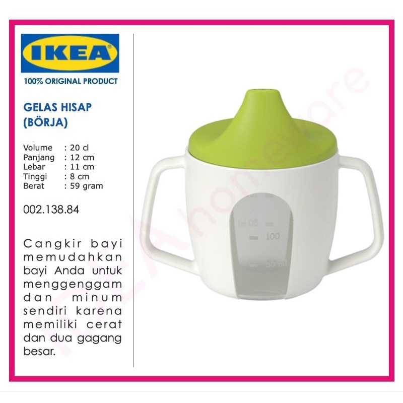 Jual Gelas Bayi Hisap Anak Belajar Minum Botol Cangkir Hisap Air Susu ...