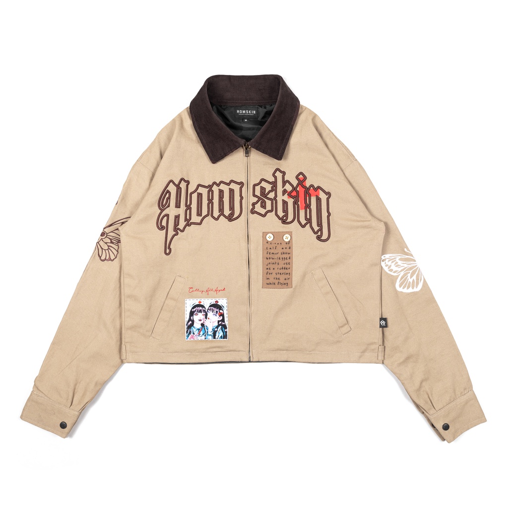 Jual MARIPOSA | Custom Cropped Work Jacket | Calling All Angel Homskin ...