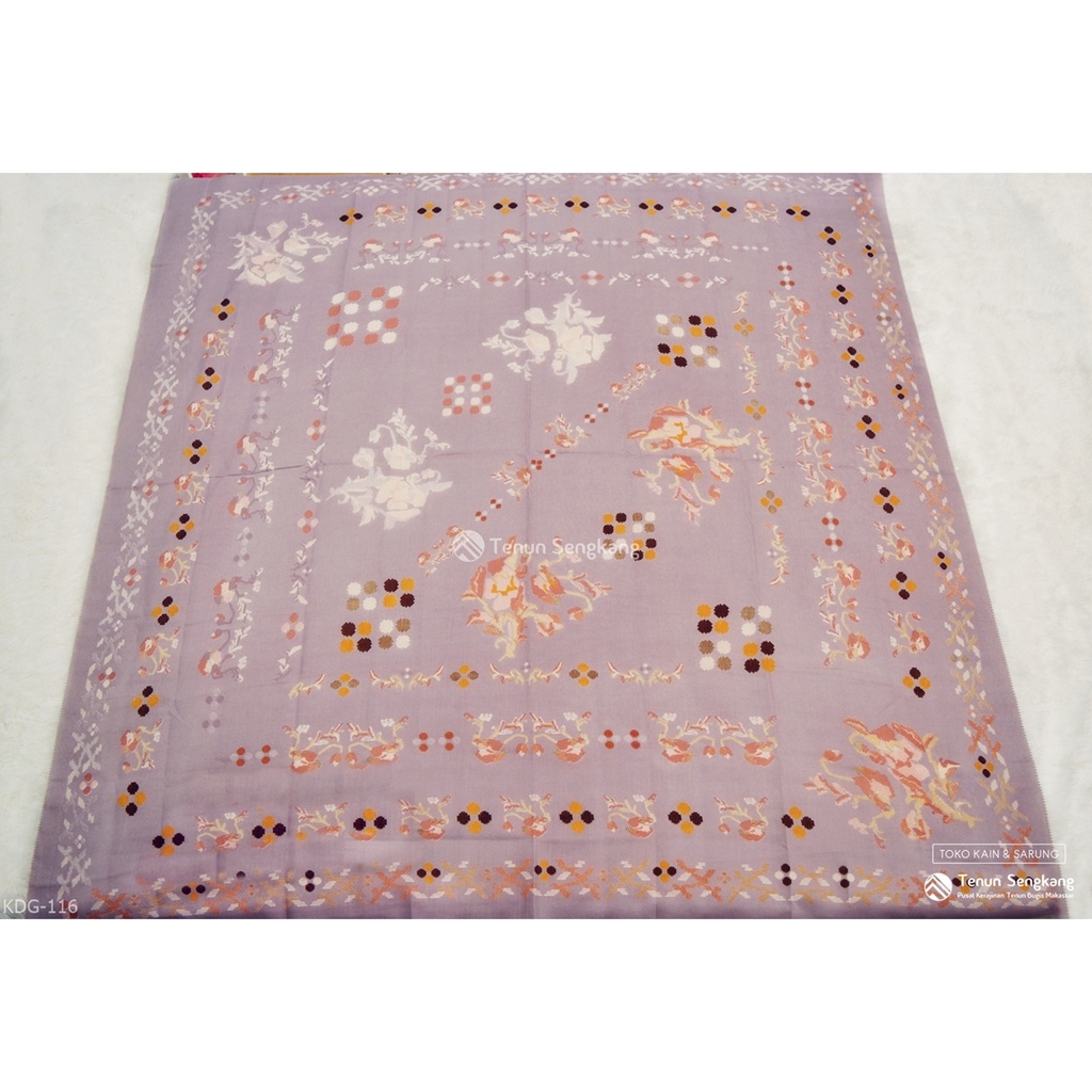 Jual Jilbab Hijab Kerudung Motif Bunga Lagosi Bugis Voal Premium ...