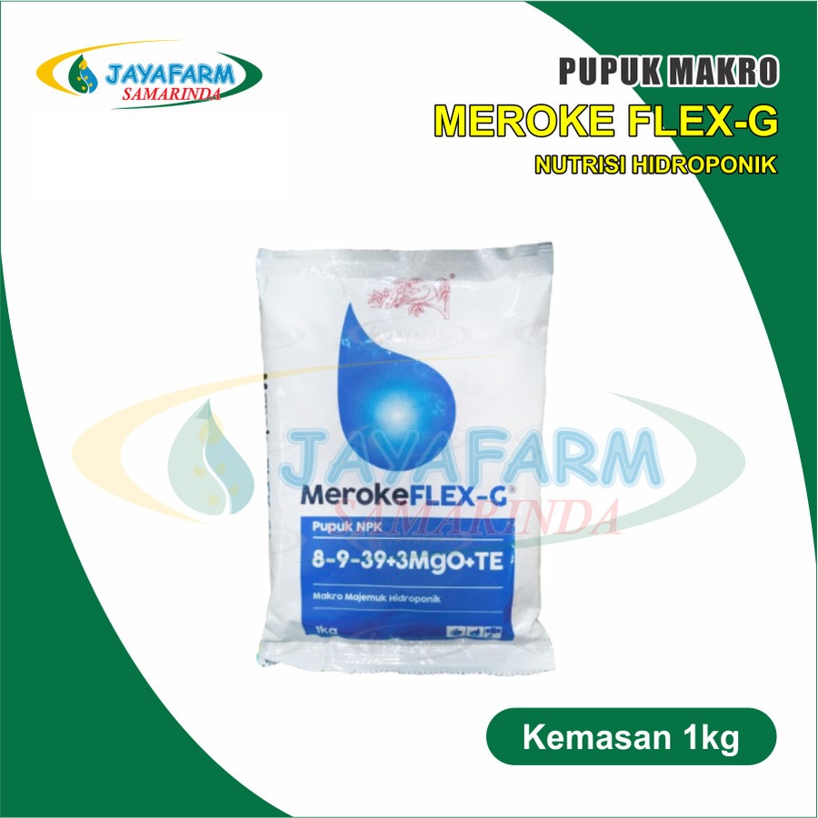 Jual Pupuk Nutrisi Hidroponik Meroke Majemuk FLEX-G 1 Kg | Shopee Indonesia