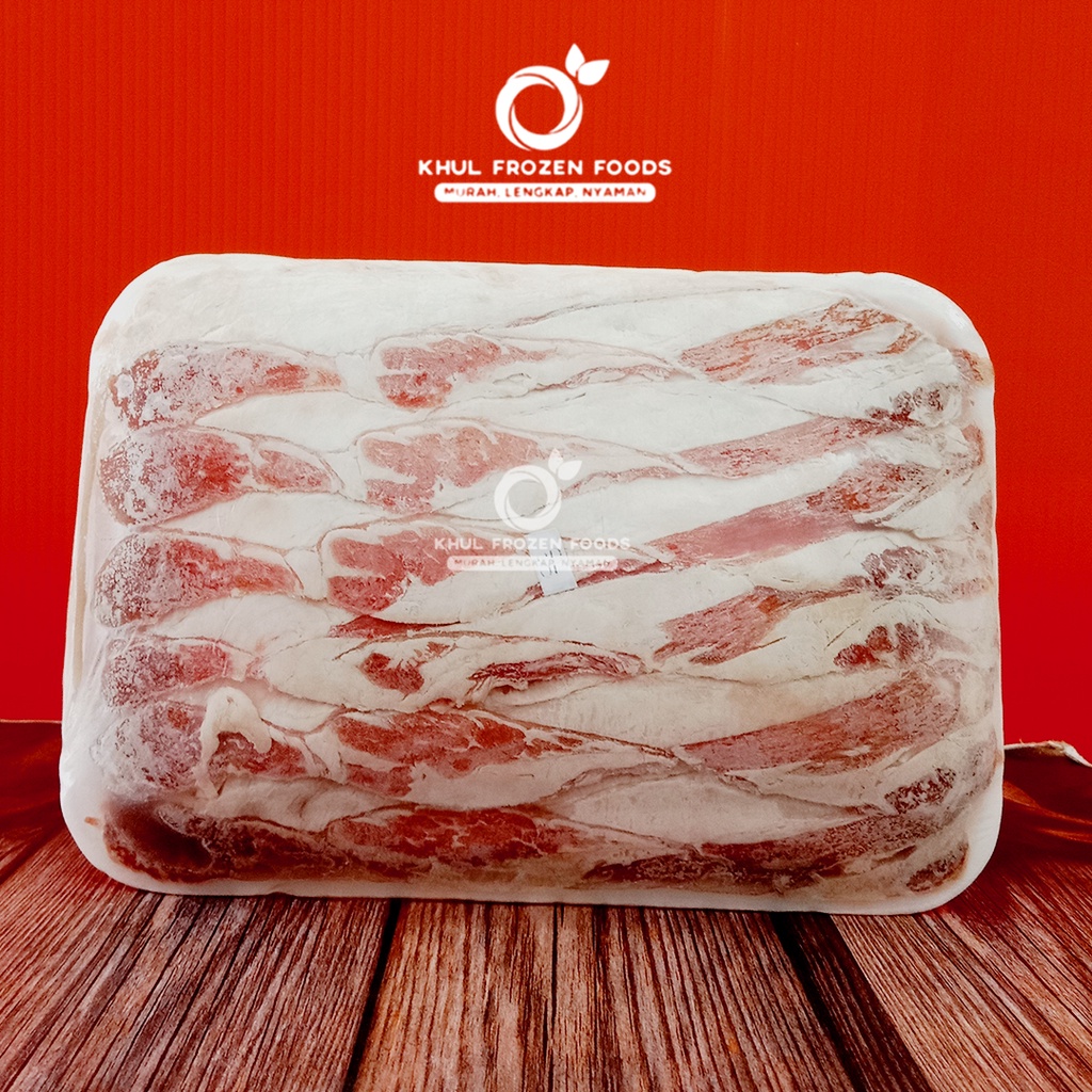 Jual Daging Belly daebak 300 Gr/ Daging Sapi Impor/ Daging iris tipis ...