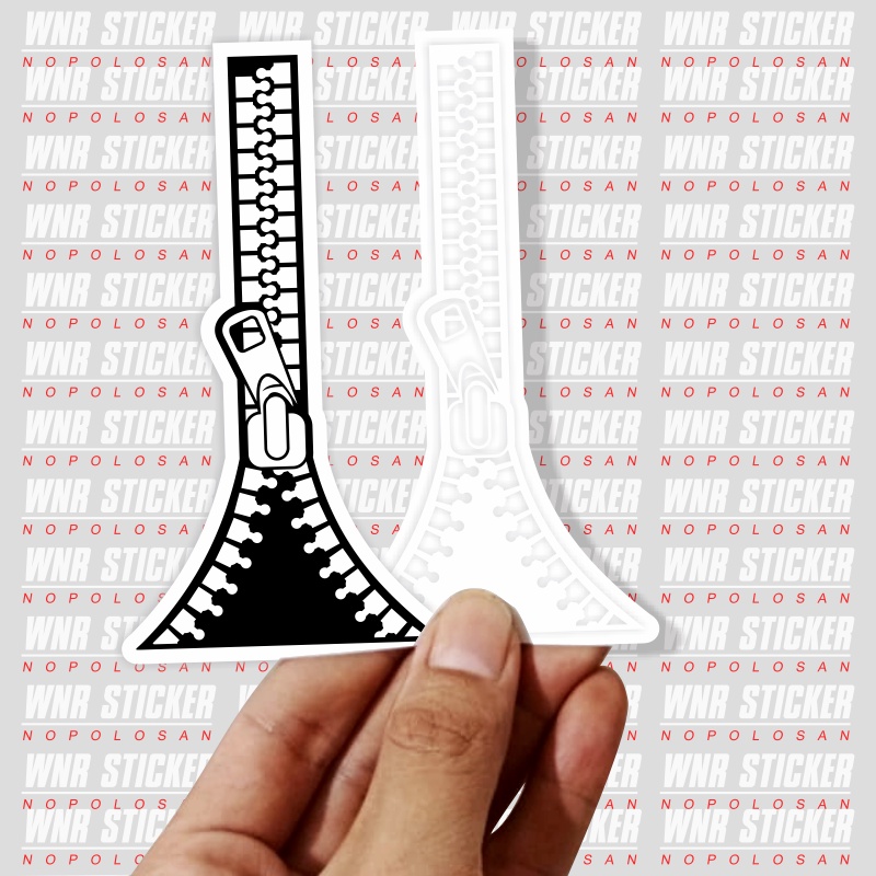 Jual Stiker Resleting Sticker zipper Cocok Untuk Variasi Mobil Motor ...