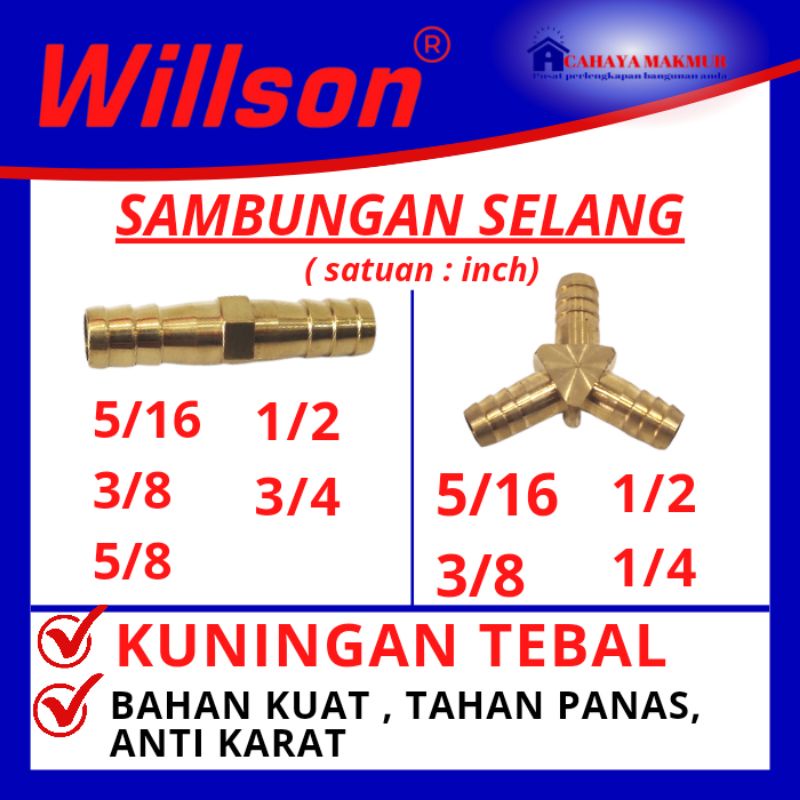 Jual Sambungan Konektor Selang Lurus Y SAMBUNGAN SELANG KUNINGAN Y ...