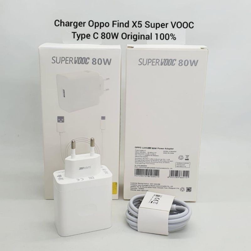 Jual Charger Oppo 80W ULTRA FAST / Super Fast Charging / Super VOOC ...