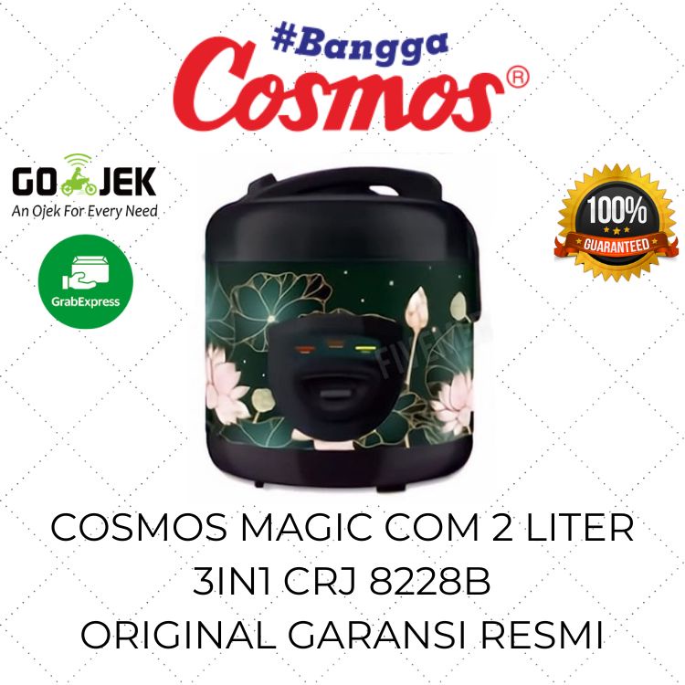 Jual Cosmos Magic Com 2 Liter Anti Lengket 3in1 CRJ 8228 / Rice Cooker ...