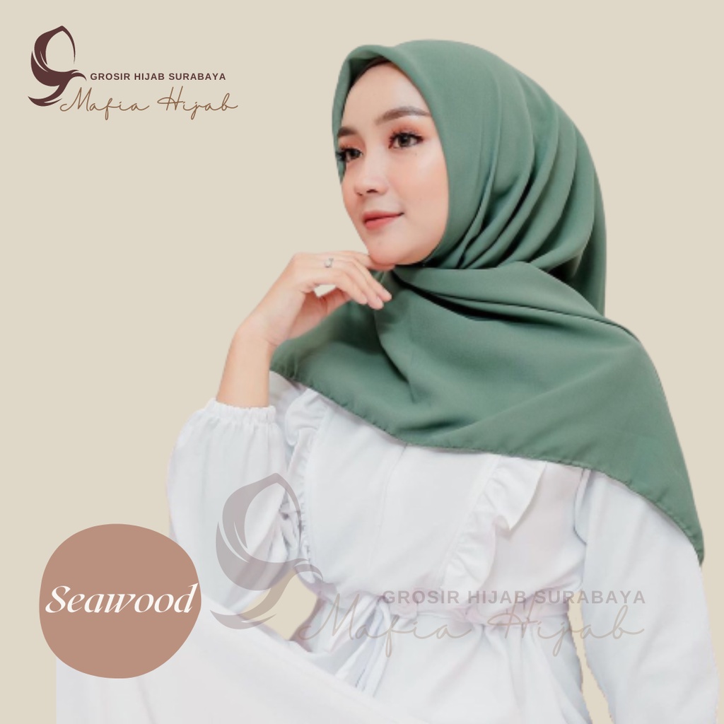Jual { Mafia hijab } Bella square premium quality hijab bella aquare segiempat bisa cod | Shopee ...