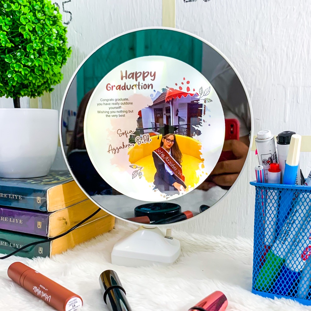 Jual Magic Mirror Cermin Custom Foto Wisuda | Shopee Indonesia