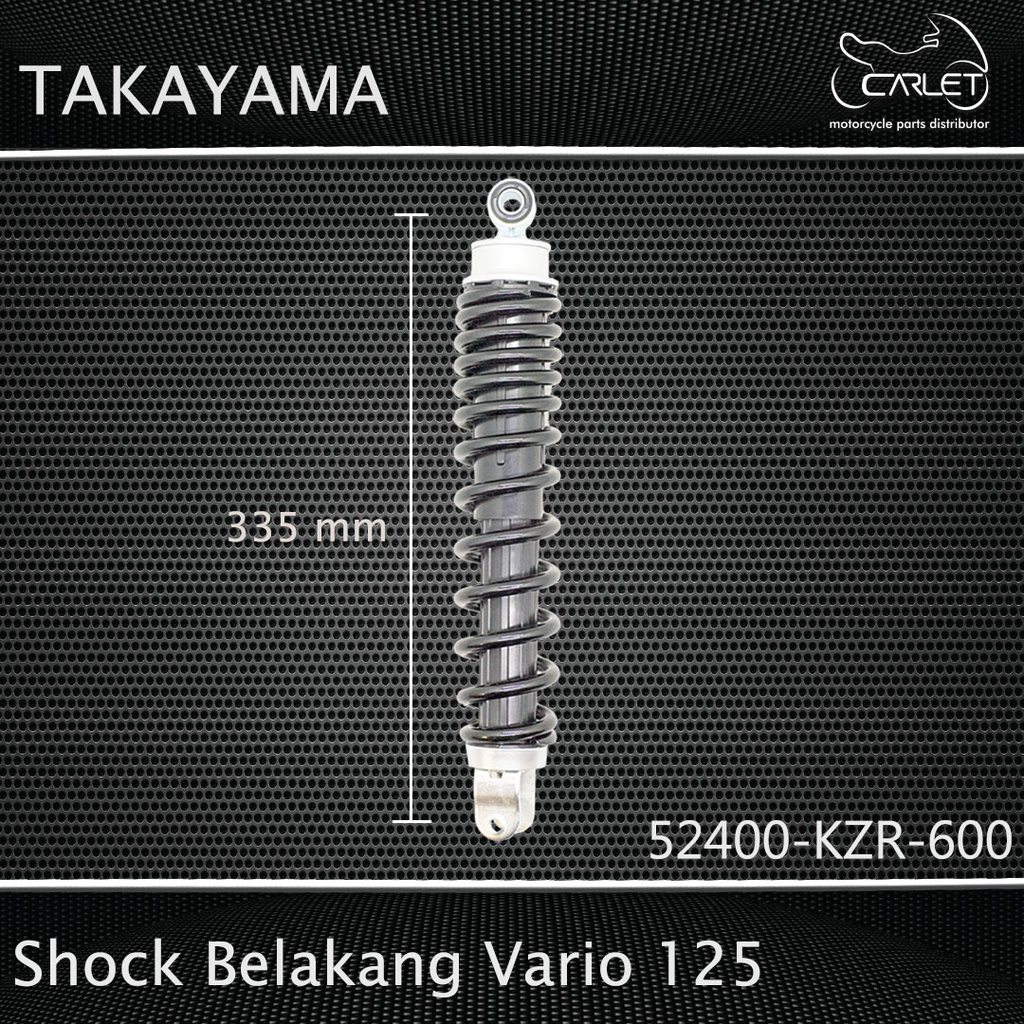 Jual Takayama Shock Breaker Shockbreaker Belakang Vario 125 (KZR) | Shopee Indonesia