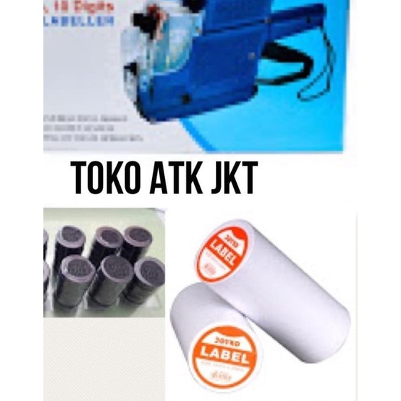 Jual PAKET Alat Label Harga Joyko MX 6600 A ( 2 Baris ) + Refill ...