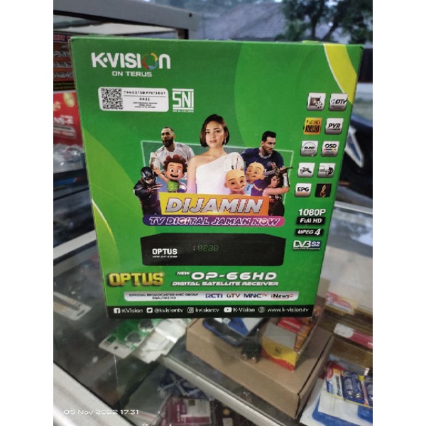Jual RECEIVER DIGITAL OPTUS KVISION | Shopee Indonesia