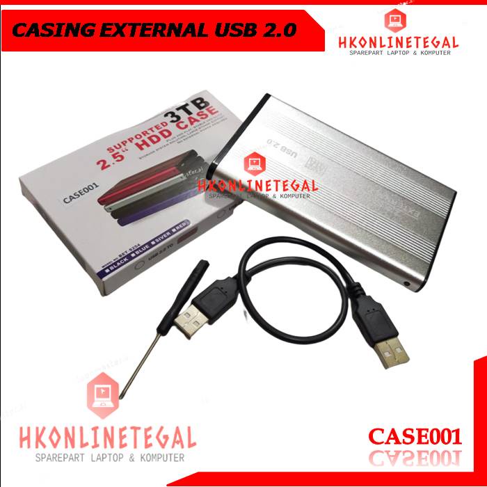 Jual Casing HDD Hardisk 2.5 Inch Sata External Case USB 2.0. Hardisk Laptop | Shopee Indonesia