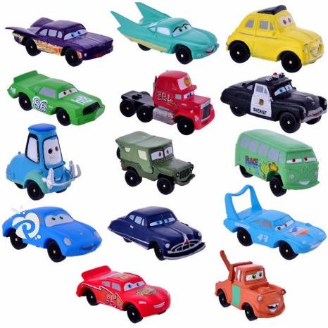 Jual PRODUK- CARS FIGURE SET 14 MAINAN PAJANGAN MINIATUR HIASAN TOPPER ...