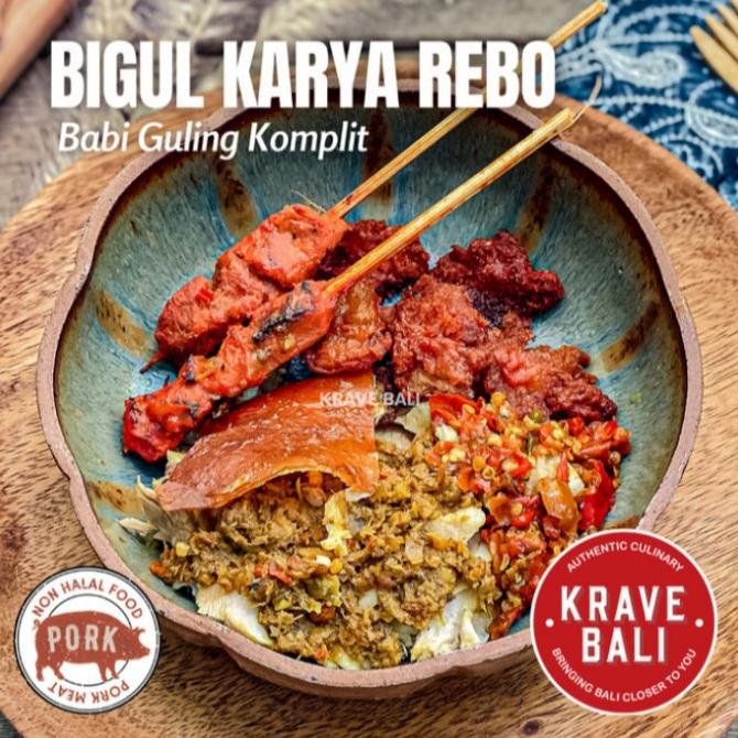 Jual BIGUL KARYA REBO BABI GULING MAKANAN KHAS BALI ASLI 175 GR ...