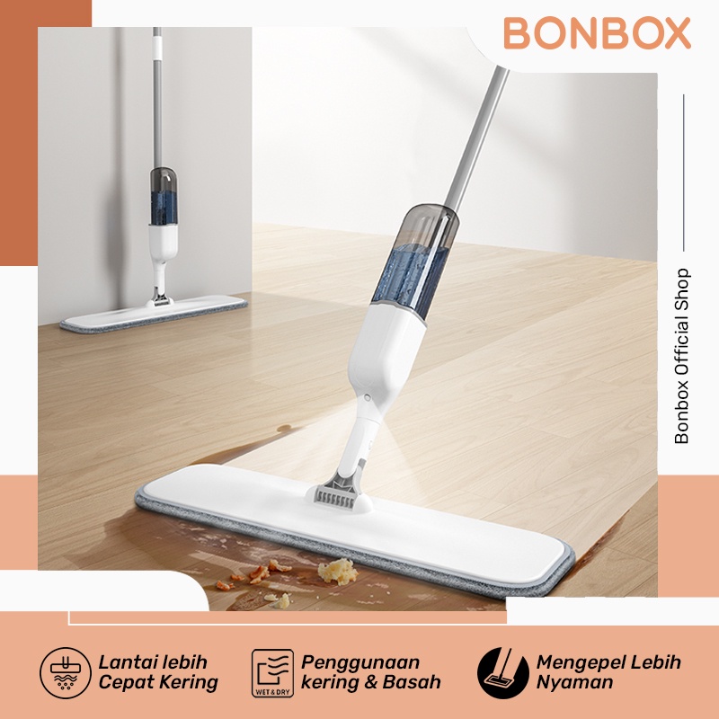 Jual BONBOX Alat Pel Semprot Otomatis Water Spray Mop Automatic Water ...