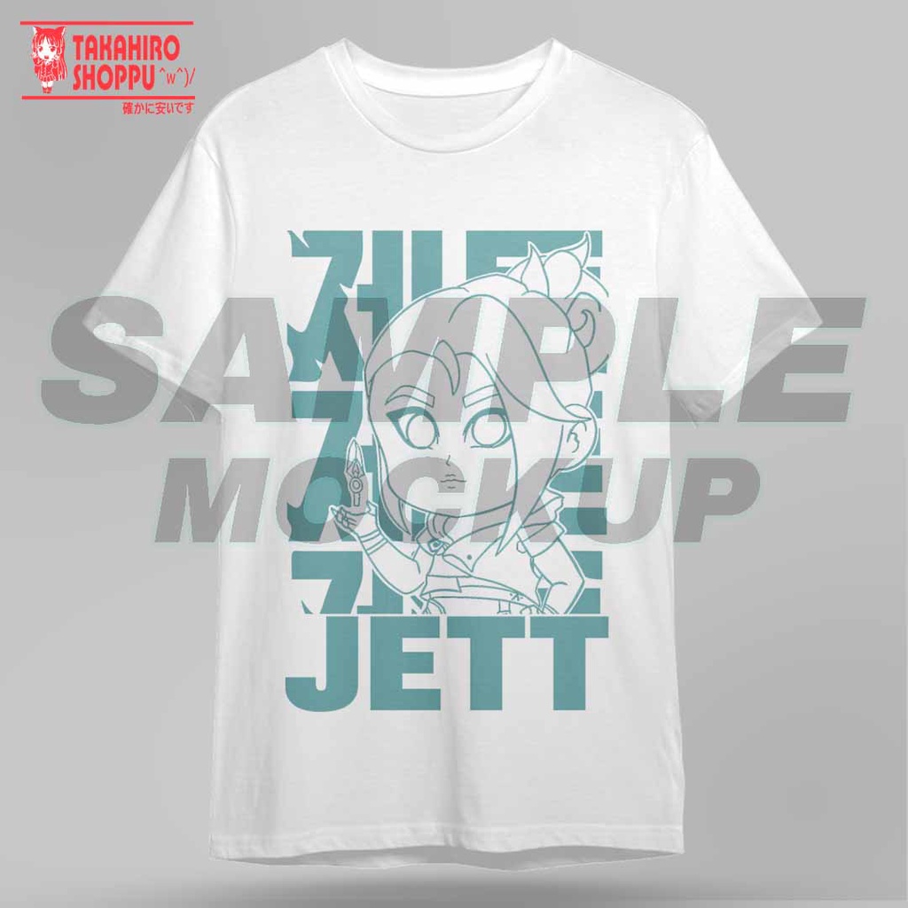 Jual Baju Kaos Anime VALORANT CHIBI OUTLINE - JETT PRINT DTF | Shopee ...