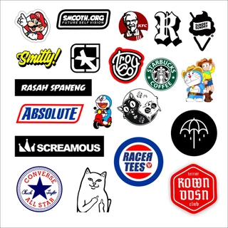 Produk Stiker brand distro | Shopee Indonesia