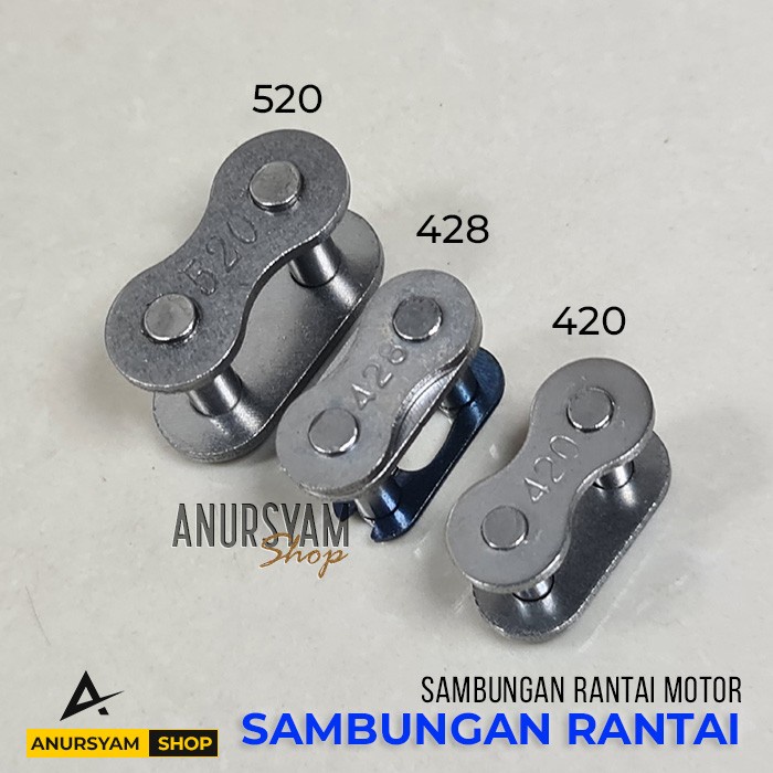 Jual Sambungan Rantai Motor 420 428 520 / Penyambung Rantai Motor ...