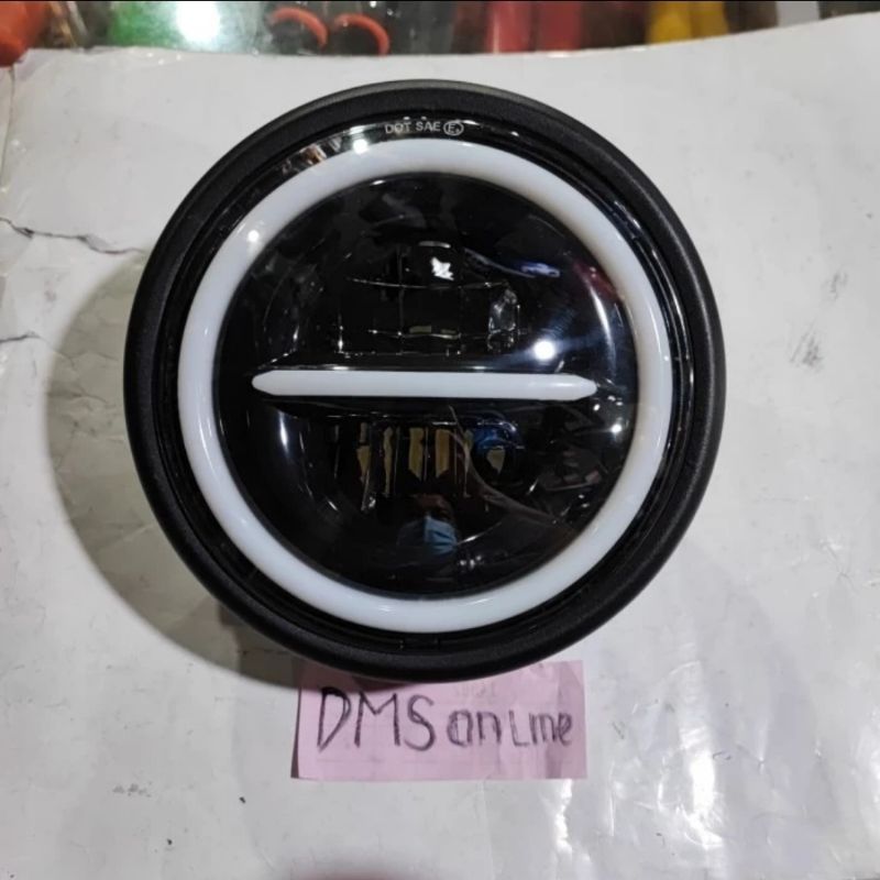 Jual Daymaker Motor 7" + Batok, Led Daymaker 7 Inch Sama Batok Bulat ...