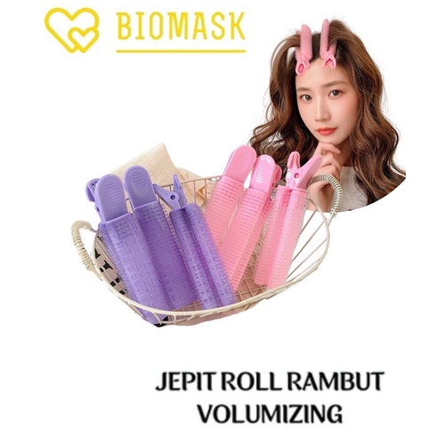 Jual Roll Rambut Korea Roll Jepitan Poni Bervolume Gulungan Roll Rambut ...