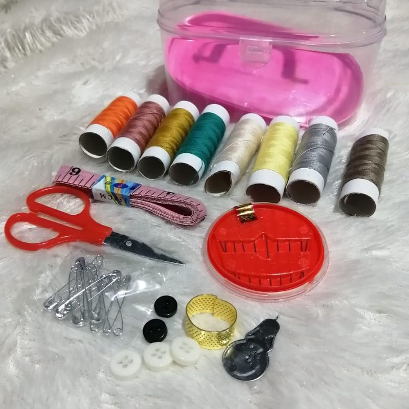 Jual benang satu set alat jahit | Shopee Indonesia
