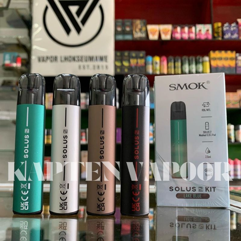 Jual Smok Solus 2 Kit Pods Kit Original Bonus Lanyard + Liquids Siap ...