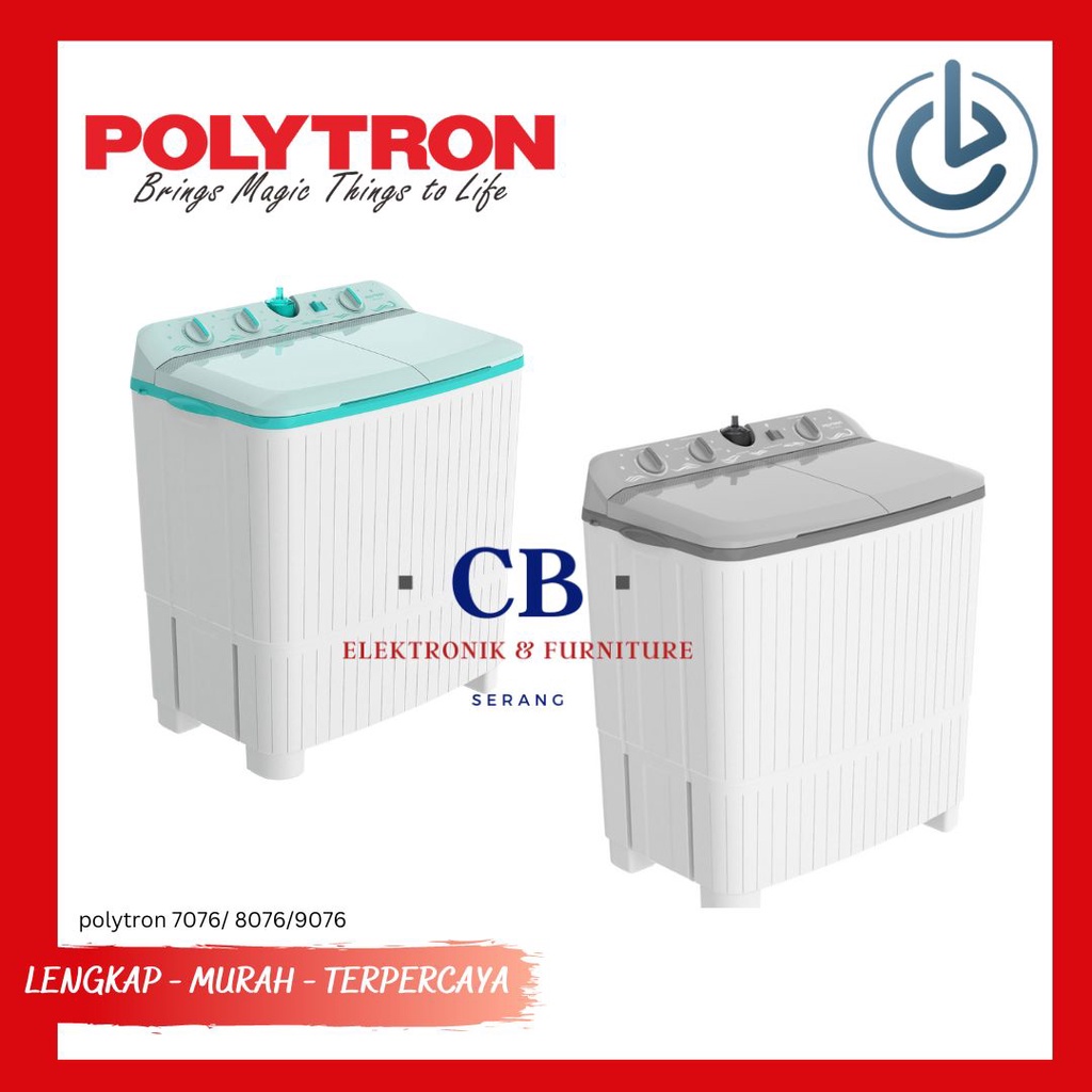 Jual MESIN CUCI POLYTRON 7076 7KG | Shopee Indonesia
