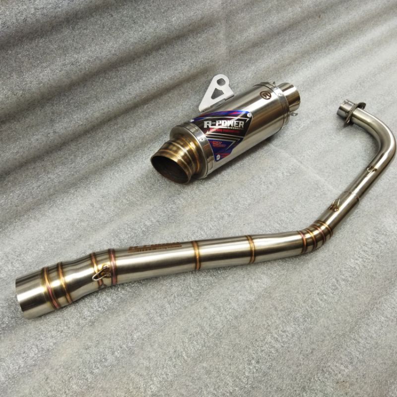Jual Knalpot Racing Original R-POWER model Road race Jupiter z Vega ...
