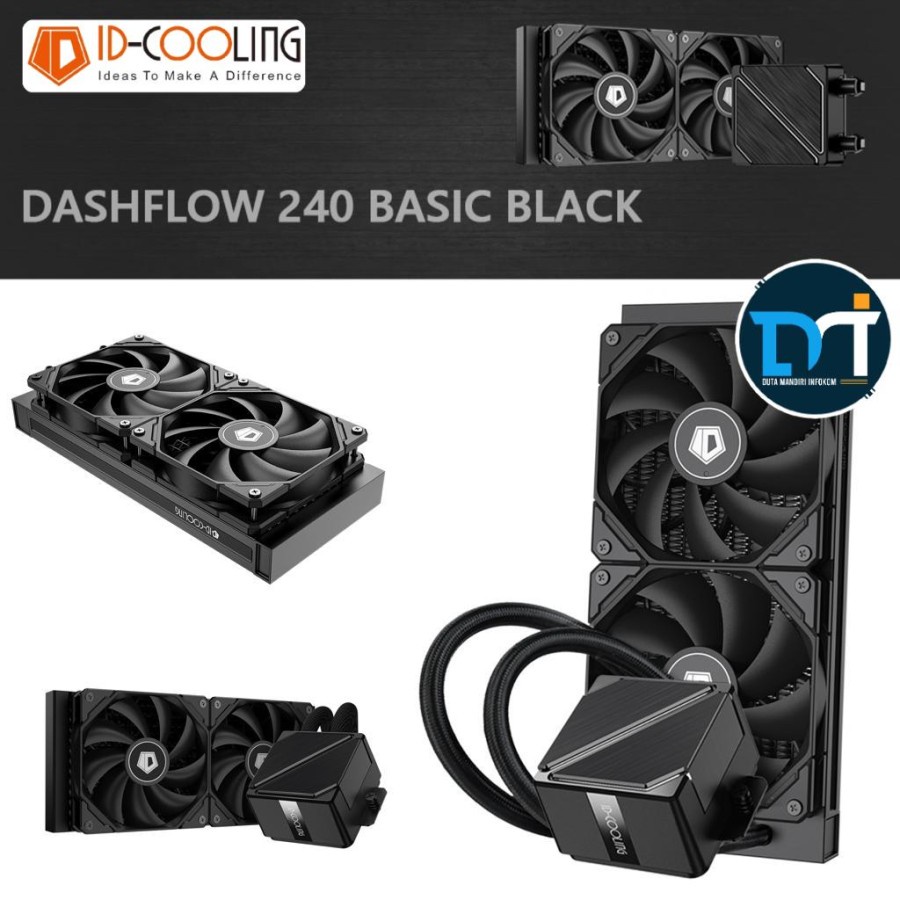 Jual ID Cooling DASHFLOW 240 BASIC - AIO Liquid CPU Cooler Intel & AMD ...