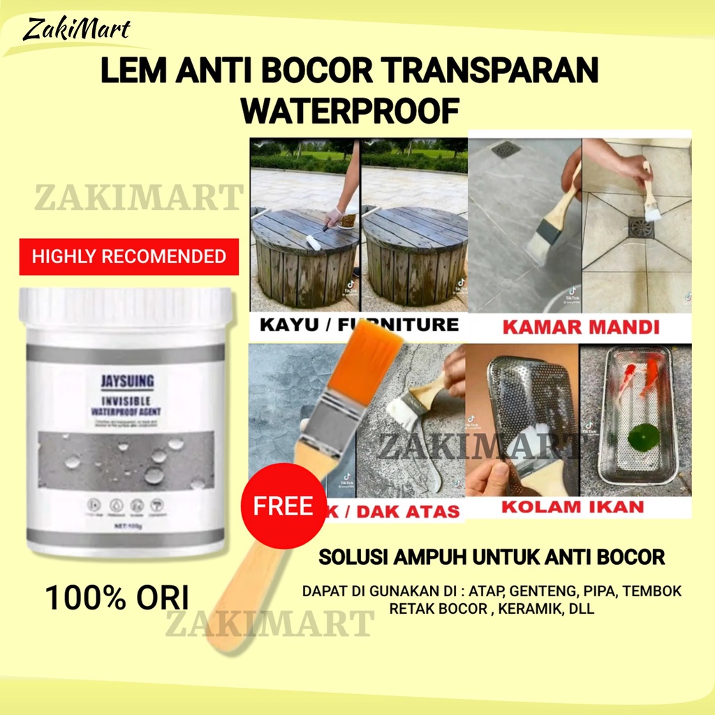 Jual Jaysuing Cat Anti Bocor-Lem Spray Transparan Anti Bocor Kamar ...