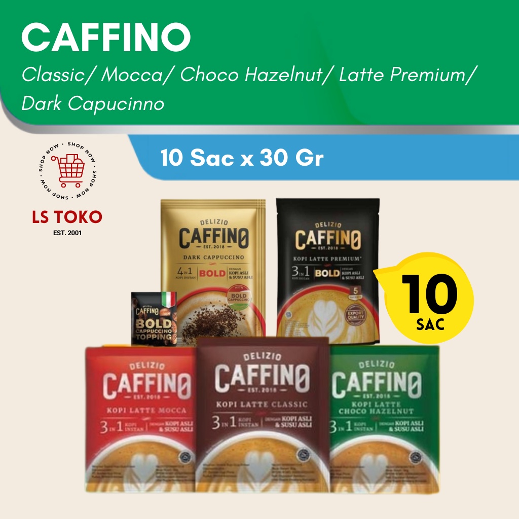 Jual KOPI CAFFINO Renceng (10 sac x 30gr) | Shopee Indonesia