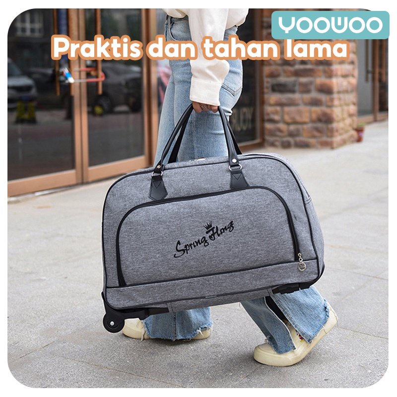 Jual YooWoo Tas travel trolley/Tas penyimpanan kapasitas besar/Tas ...