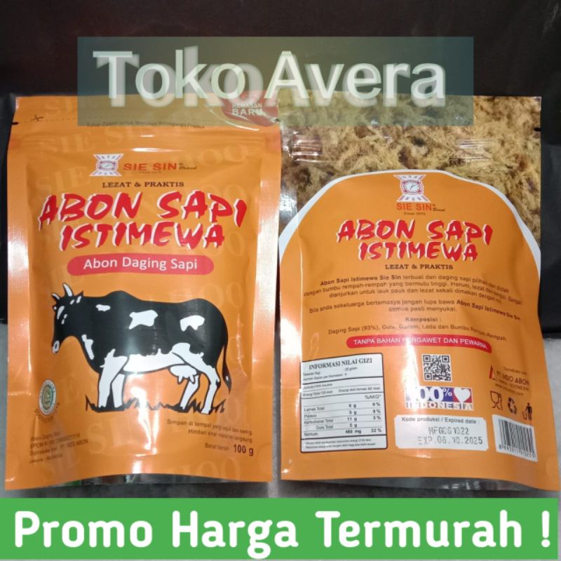 Jual Abon Sapi Asli Enak 100 gram (halal). Tangan Pertama, Langsung ...