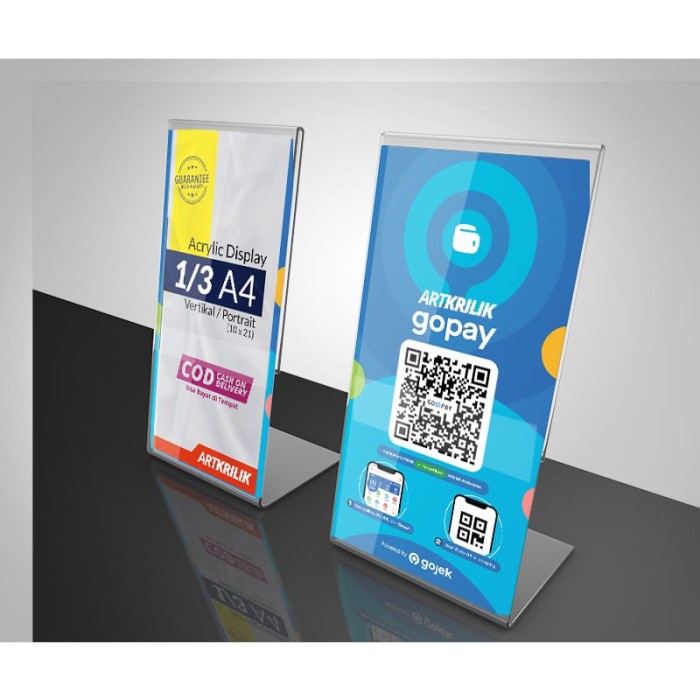 Jual Rak Display Akrilik Menu Akrilik Display A4 | Shopee Indonesia
