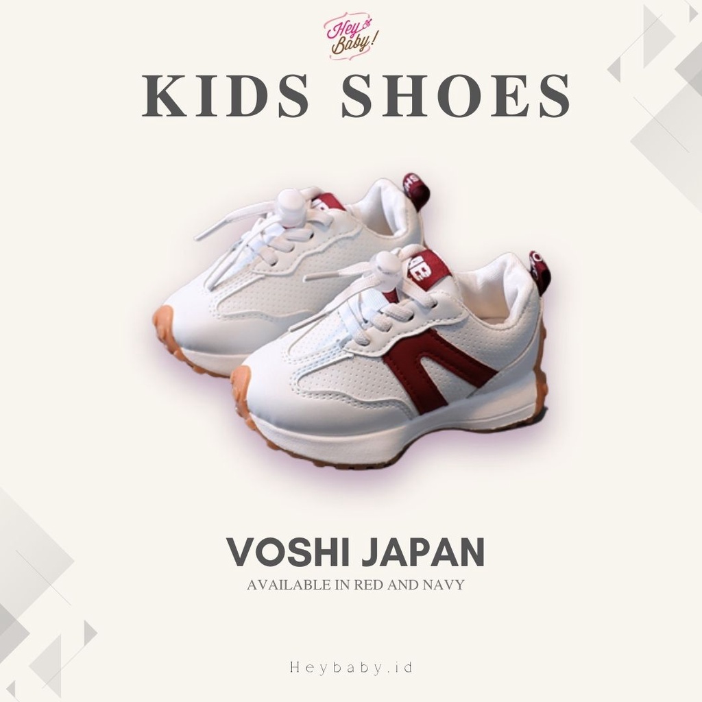 Jual HEYBABY-Voshi Japan Sepatu Anak Laki Laki Perempuan Sneakers ...