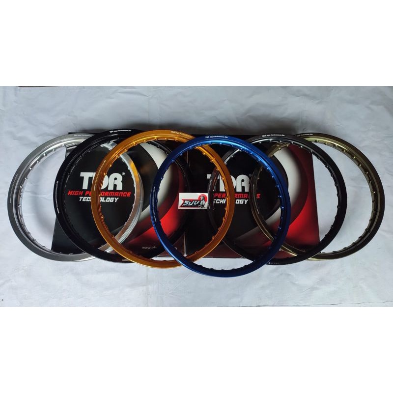 Jual VELG ALUMUNIUM ORIGINAL MERK TDR WX KOTAK RING 17 GOLD, SILVER ...