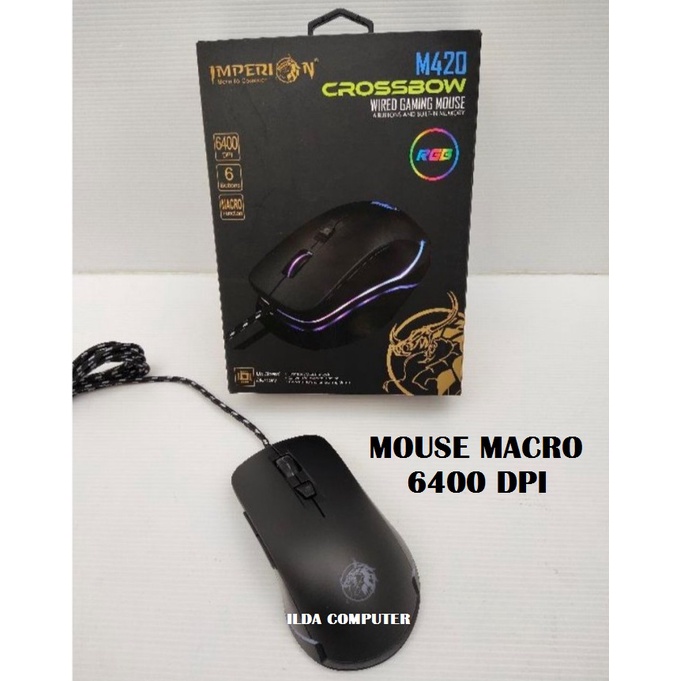 Jual Mouse Gaming Imperion Crossbow M420 | Shopee Indonesia
