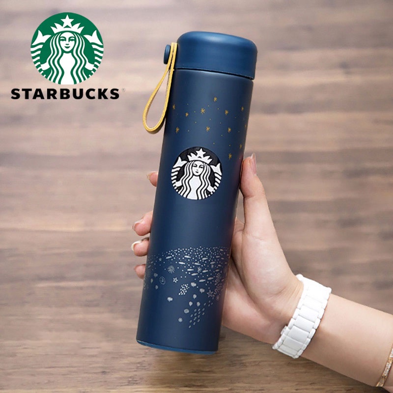 Jual Starbucks Botol minum / Tumbler Starry Night Stainless Steel 500 ...