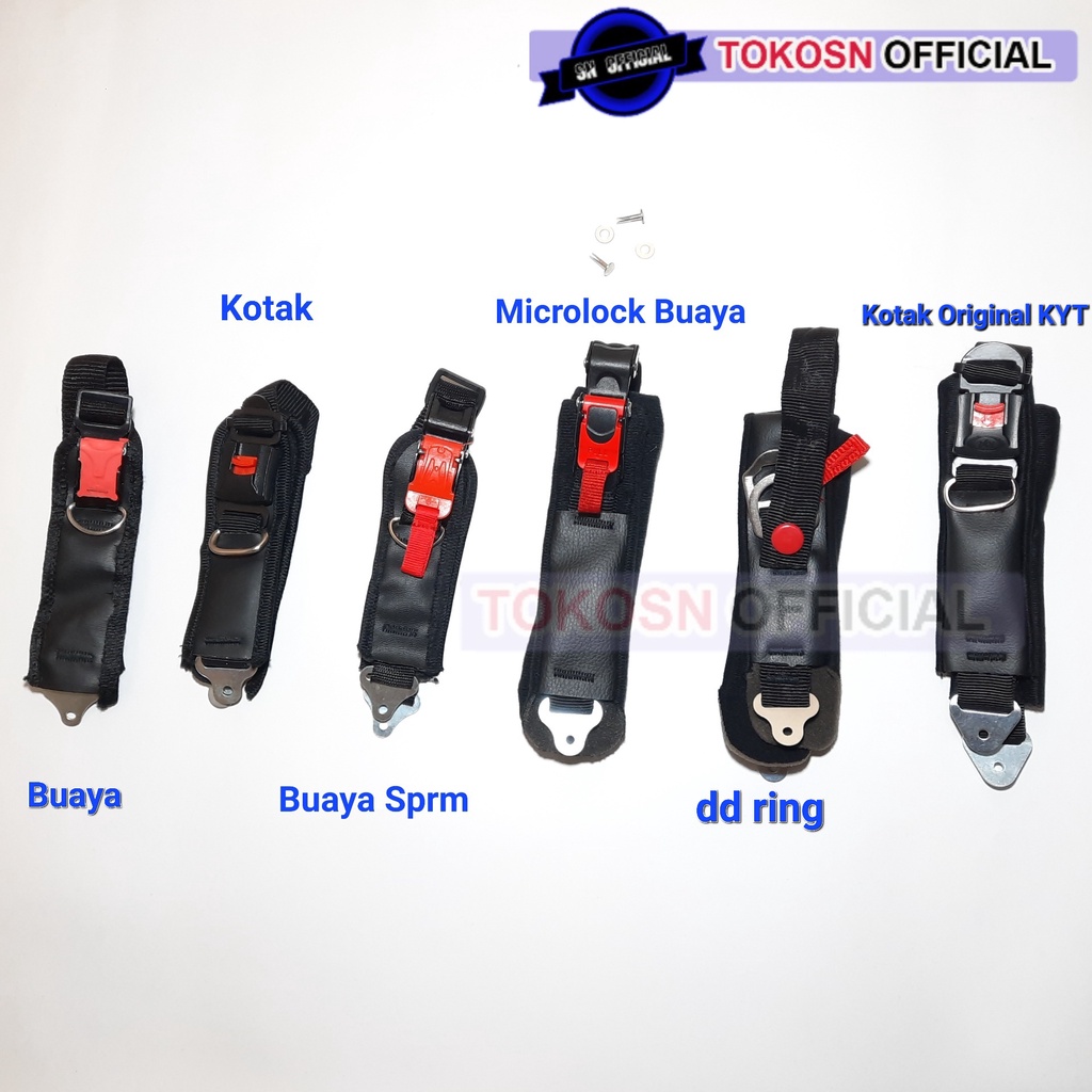 Jual Tali Gesper Helm KYT NHK GM MDS Halfface Fullface Universal Kotak ...