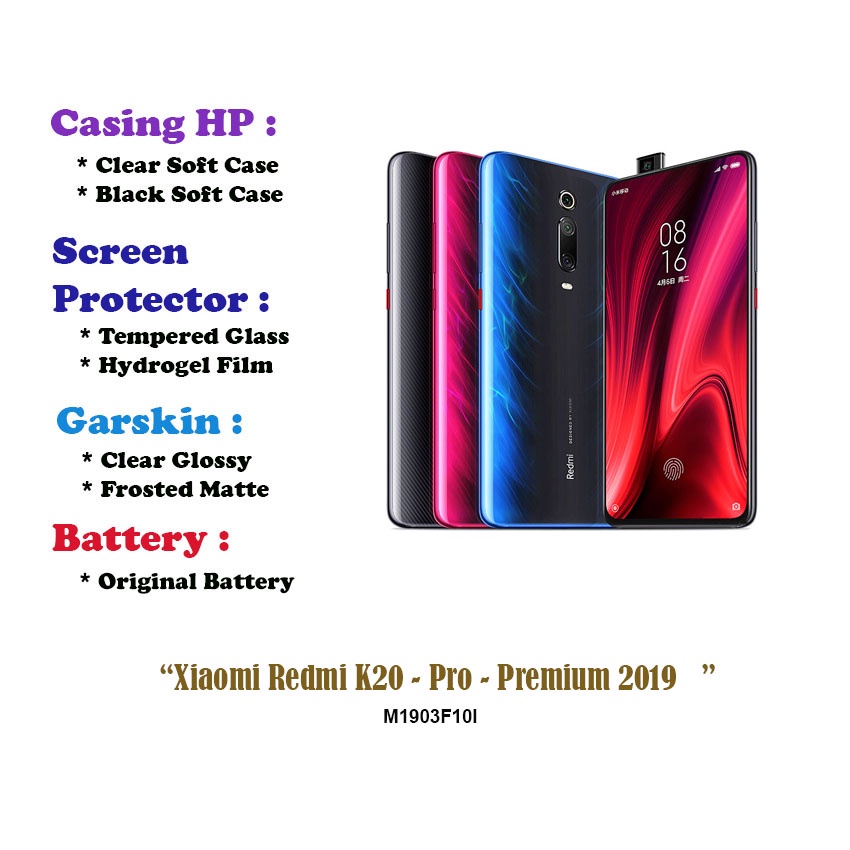 Jual Xiaomi Redmi K20 - Pro - Premium 2019 - 6.39 inch - Case - Screen ...