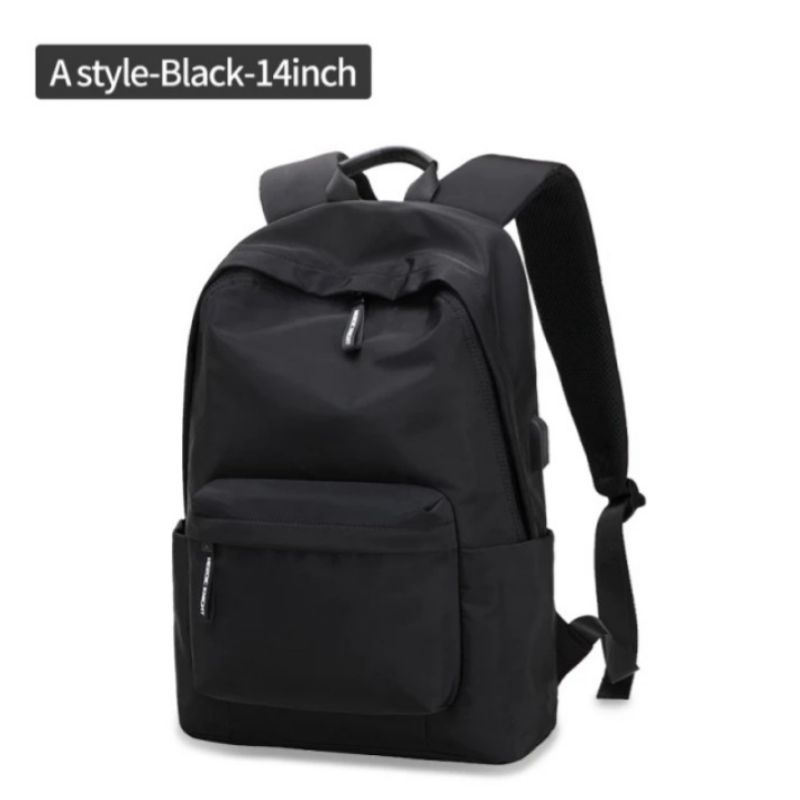 Jual tas ransel polos hitam ukuran ukuran 30x40 muat laptop | Shopee ...