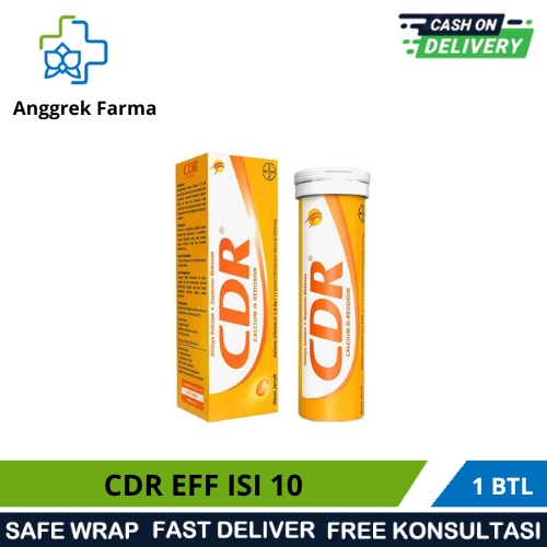 Jual CDR TABLET EFFERVESCENT ISI 10/MEMBANTU MENJAGA KESEHATAN TULANG ...