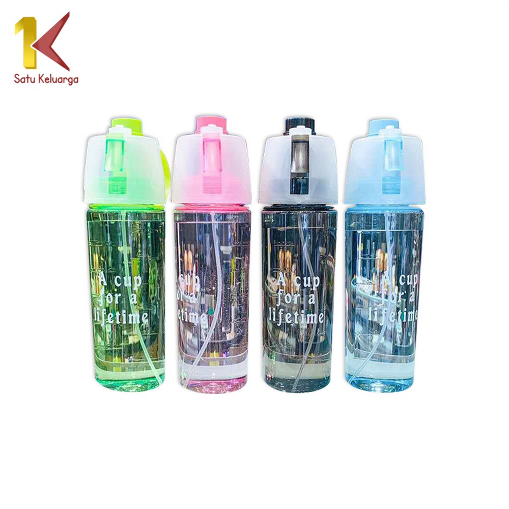 Jual Satu Keluarga Botol Minum Semprot 600ML Tumbler Minum C730 Sport ...
